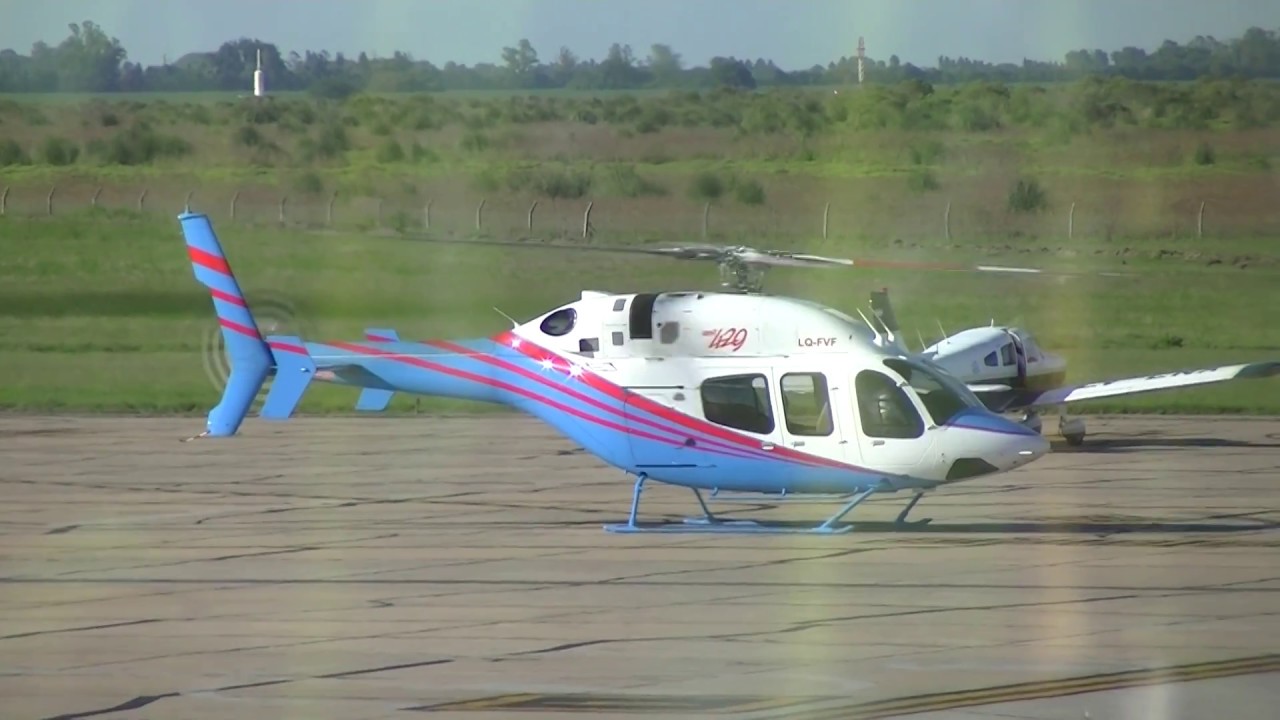 Bell 429 Global Ranger LQ-FVF despegando desde SAAR 12-01-2017 - YouTube