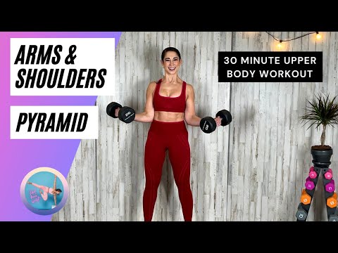 Arms & Shoulders Pyramid Sweat Sesh! *30 Minute Workout*