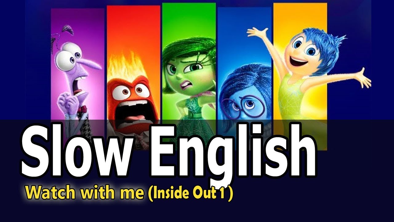 Shadowing Practice - Inside Out dialogues - Slow English - YouTube