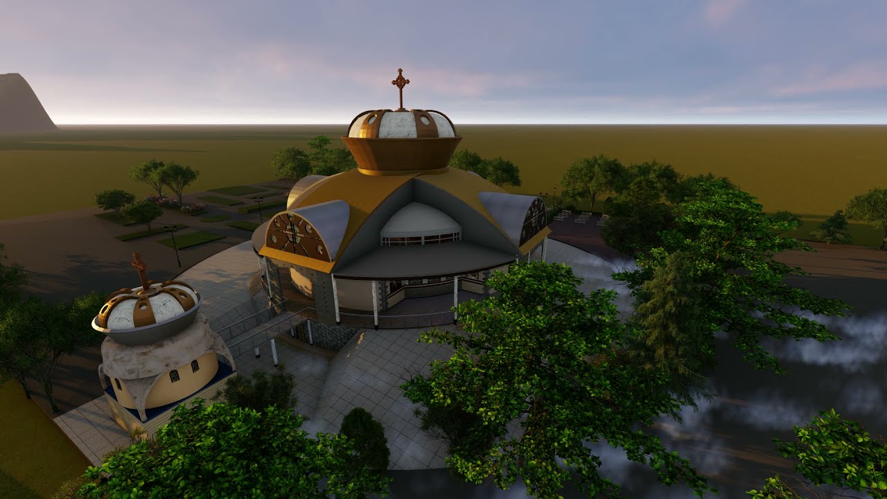 Orthodox church design ቅድስት ኪዳነምህረት - YouTube