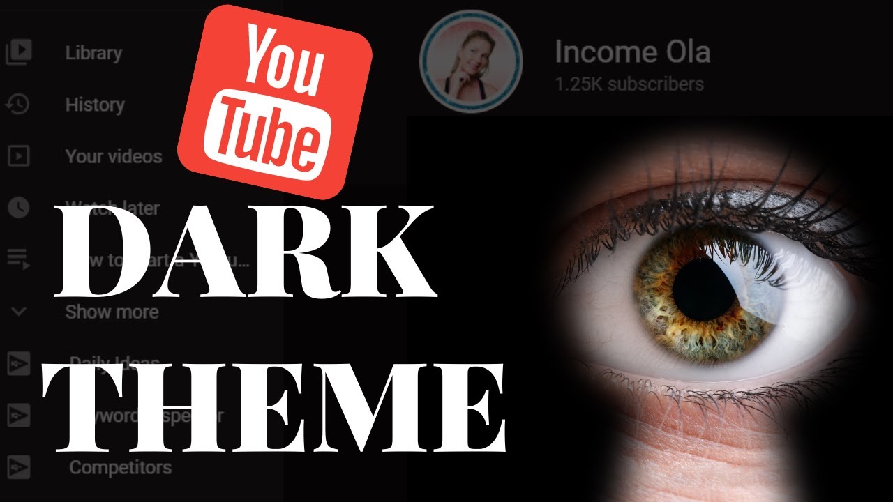 How To Enable Dark Mode On YT Studio [ Youtube Studio Dark Theme is ...