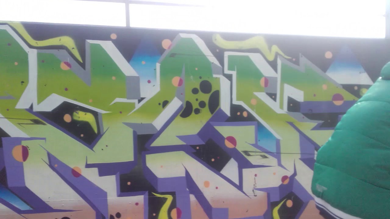 Graffiti in Salzburg The Wall by the Salzach River - YouTube