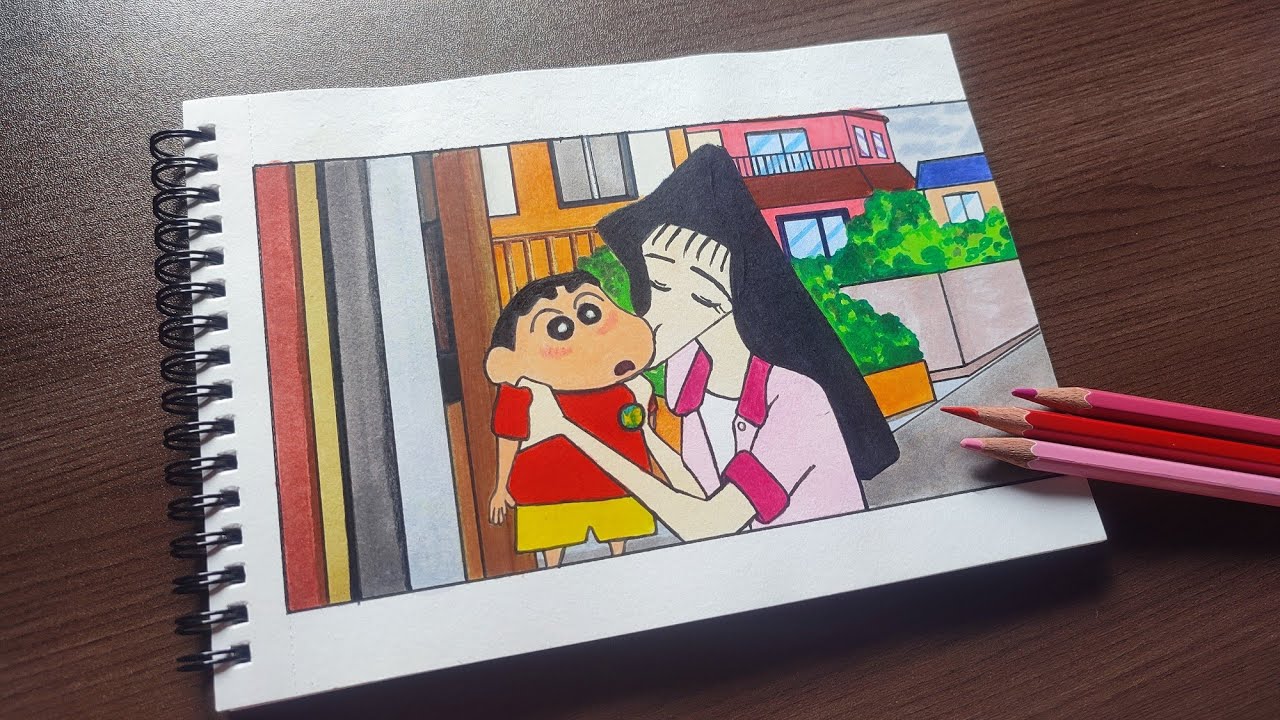 Full Part Of Shinchan Nanako Drawing 🥰🌈👀🖌️//#shinchandrawing# ...
