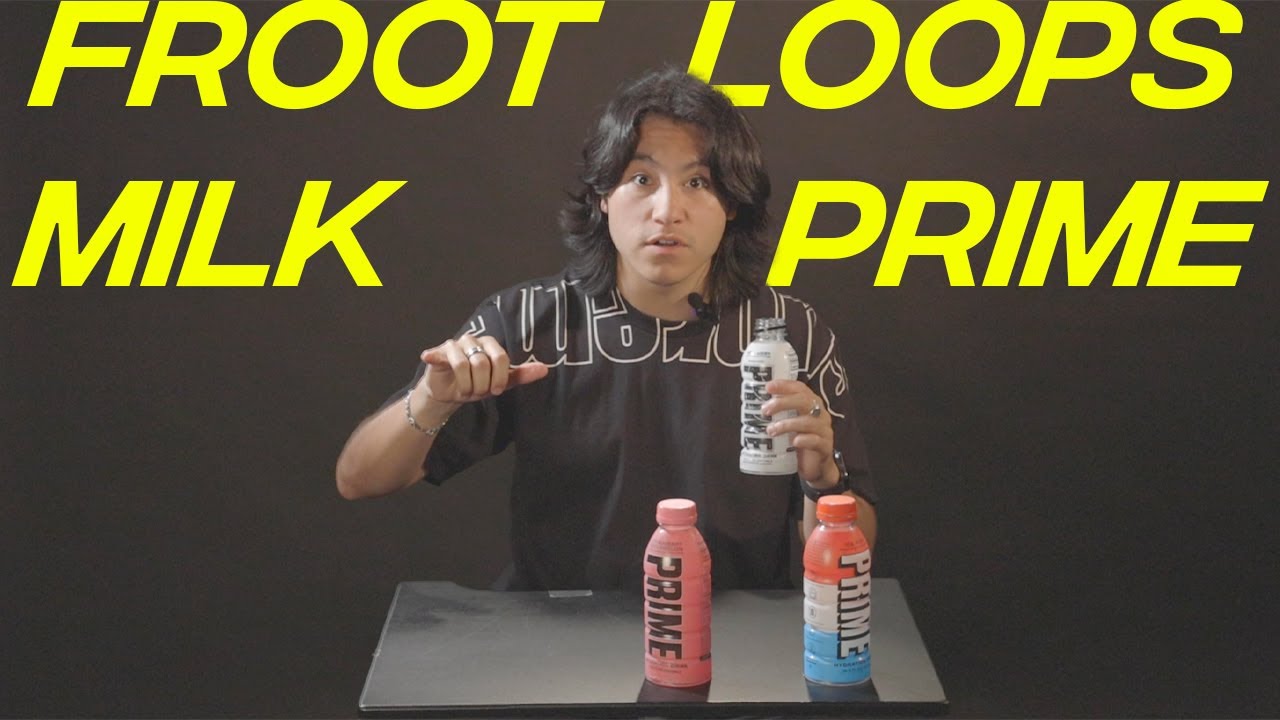 KSI & Logan put Froot Loops milk in PRIME 😱😂 - YouTube