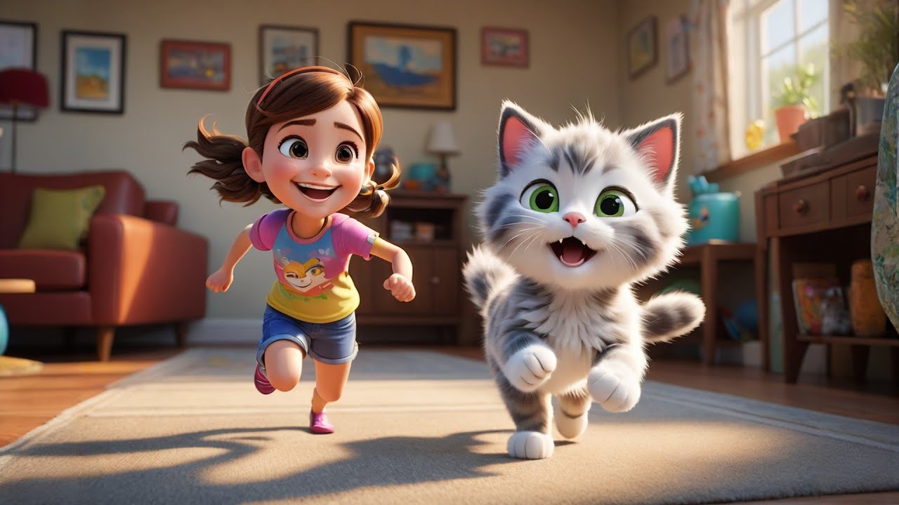 Cece's Kitty Cat Play Song! 😺 CoComelon Nursery Rhymes & Kids Songs ...