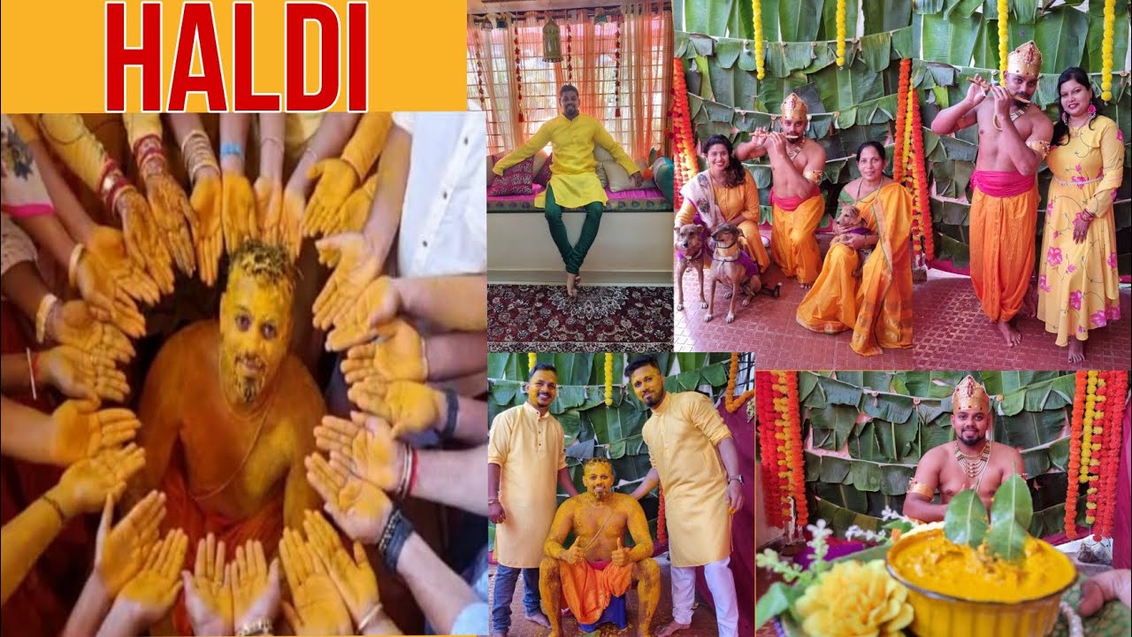 Haldi celebration | Haldi ceremony | Aaj Hai Meri Haldi | Wedding ...