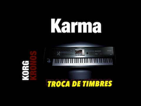 Korg Kronos Troca de Timbres usando Karma Scenes - YouTube