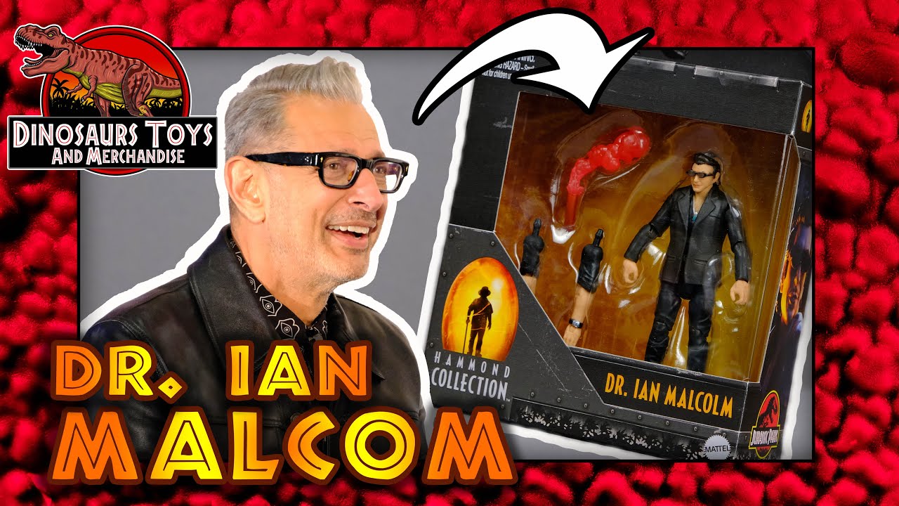JURASSIC WORLD Ian Malcom HAMMOND COLLECTION 2022 von Mattel - YouTube