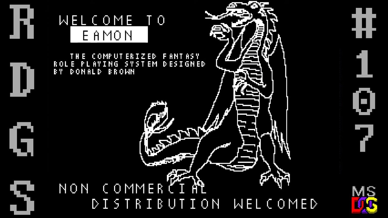 Random DOS Game Show #107: Eamon (1980) - YouTube