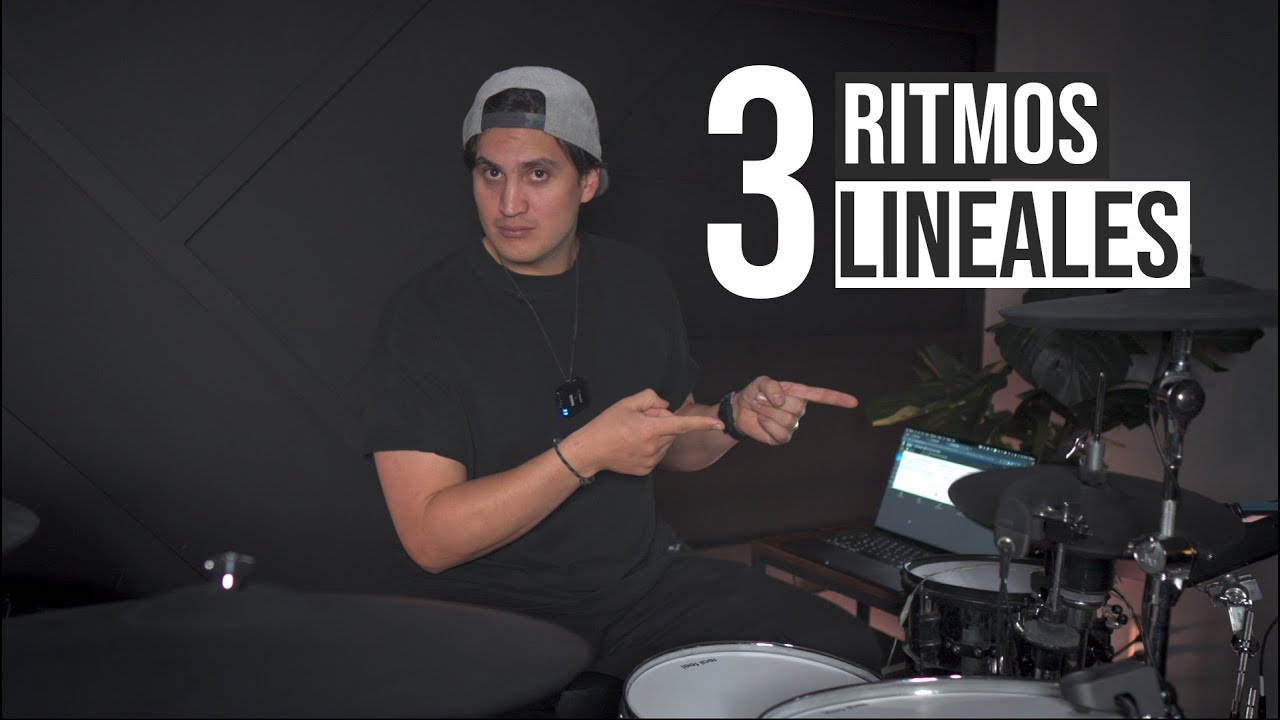 3 Ritmos Lineales para CUALQUIER Baterista | Tutorial de Batería - YouTube