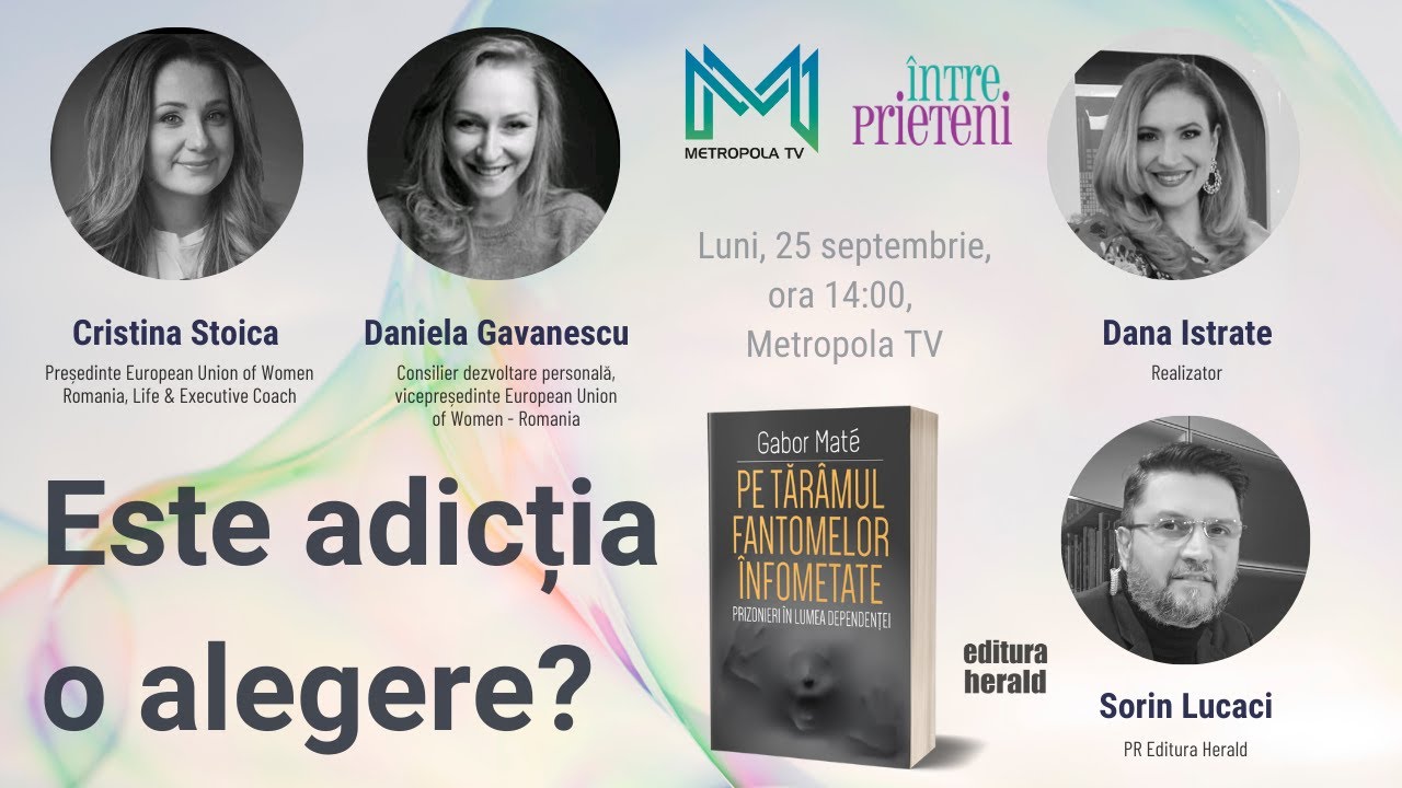 Este adicția o alegere? Între prieteni cu Dana Istrate - YouTube