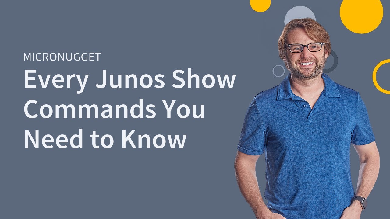 Everything You Need to Know about the Junos Show System - YouTube
