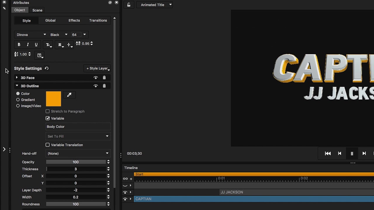 NBFX Titler Pro 6 Built in Animations - YouTube