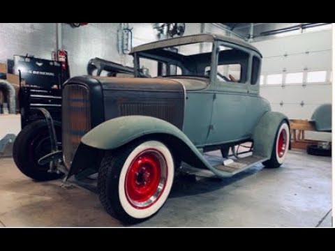 Model A Coupe Hotrod Build Pt 15 Installing the Front Shock Mounts and ...