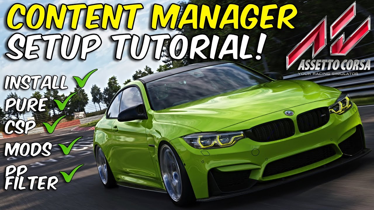 Assetto Corsa/Content Manager Setup Guide for NEW PLAYERS! # ...