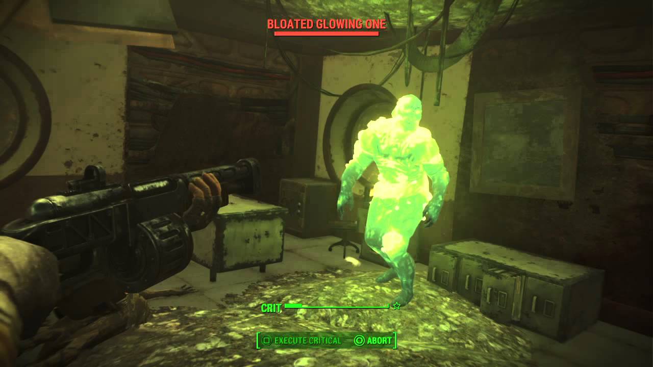 Fallout 4 bloated glowing one - YouTube