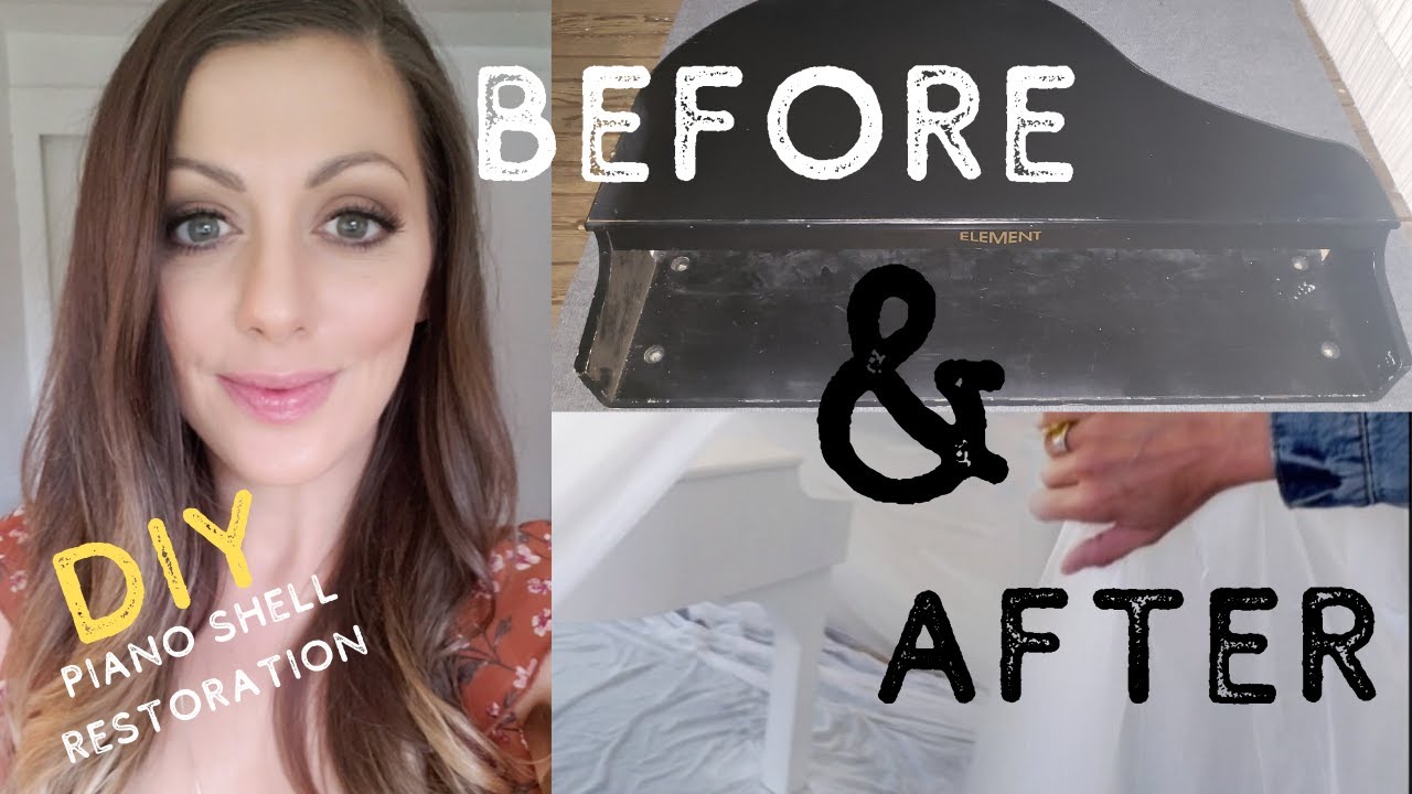 How I Fixed and Refurbished My Piano Shell | BEFORE AND AFTER | DIY ...