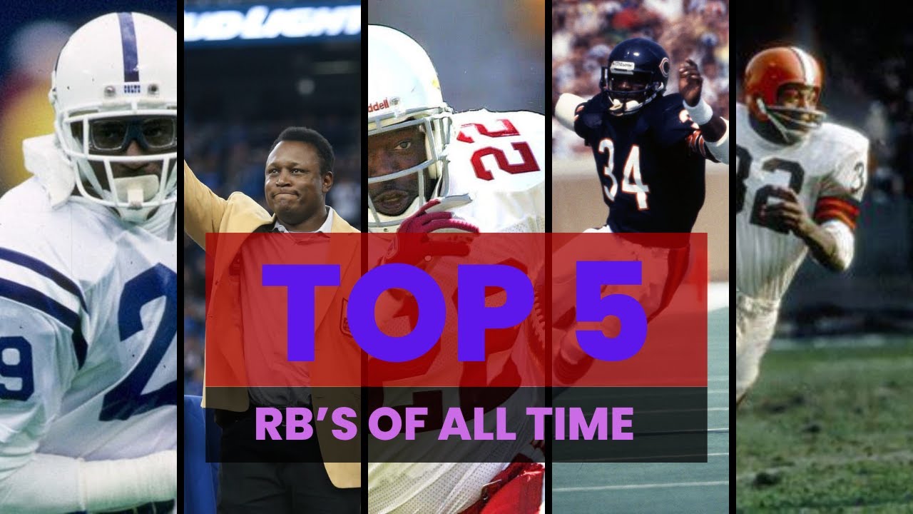 Top 5 RB's of All Time NFL Legends - YouTube