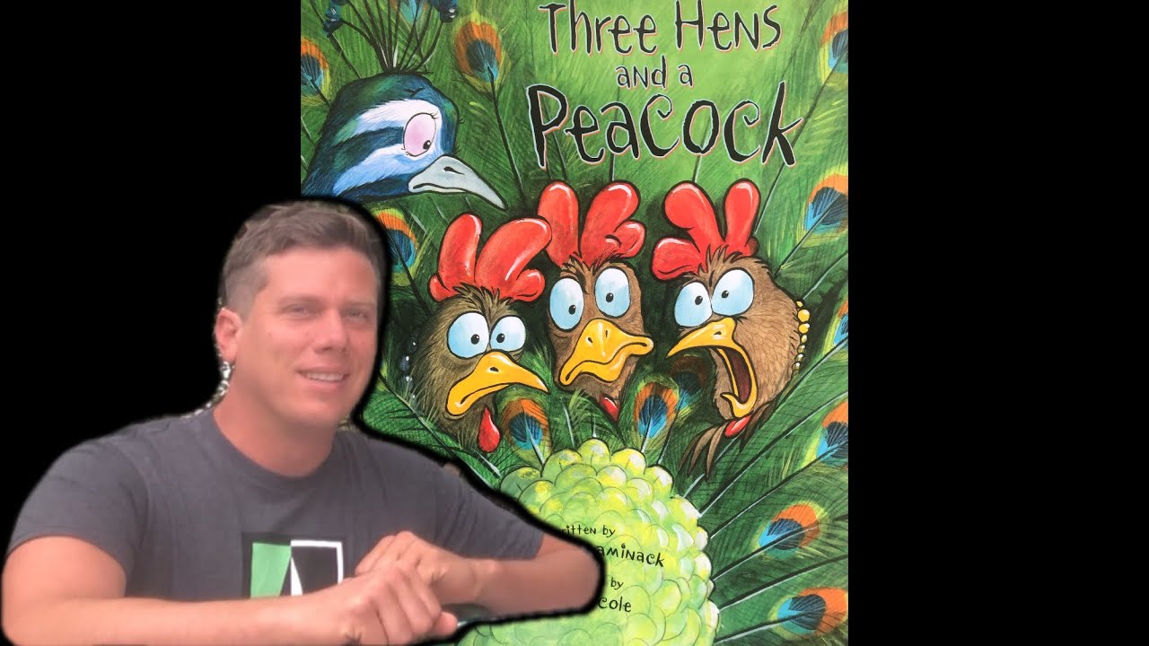 Three Hens And A Peacock - YouTube