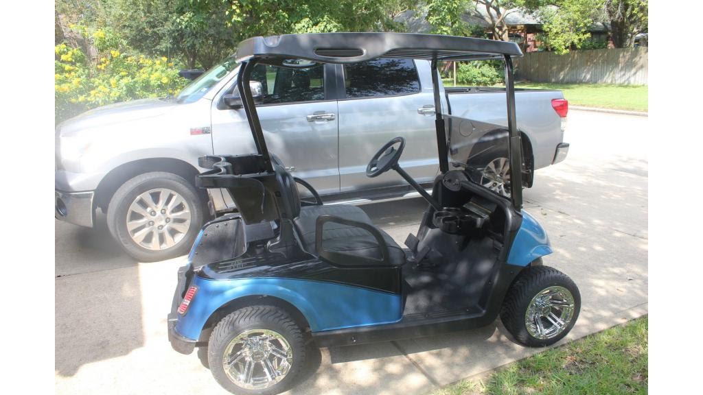 2009 EZGO RXV Electric Golf Cart (photo slideshow) - YouTube