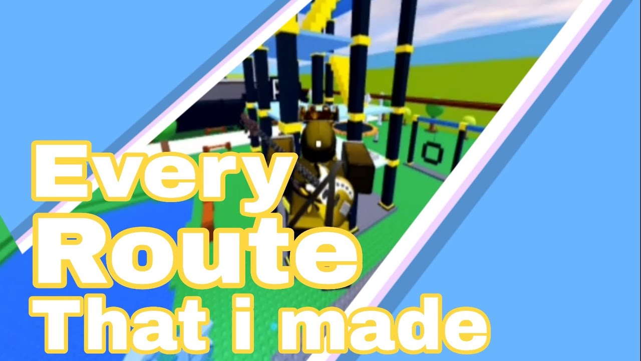My routes in Different Maps in Untitled Tag Game! - YouTube