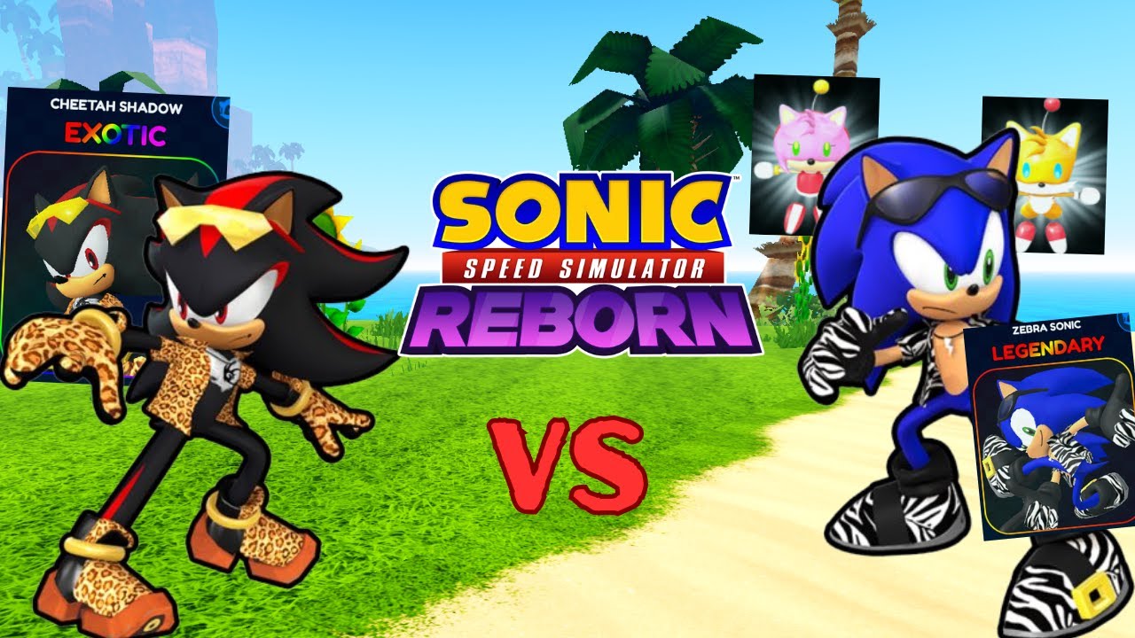 Zebra Sonic & Cheetah Shadow EVENT, New Fast Friends Update (Sonic ...