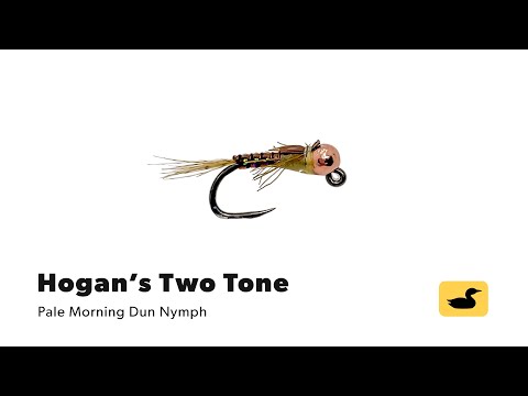 Fly Tying Tutorial: Hogan's Two Tone (Pale Morning Dun Nymph) - YouTube