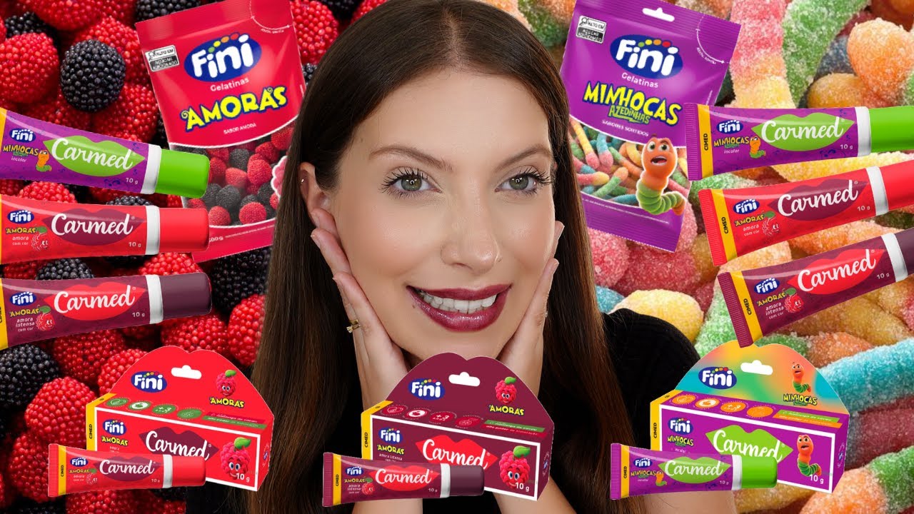 CARMED FINI MINHOCA e CARMED AMORA 🪱🍓🍇👄 Carmed Fini, Carmed Minhoca ...