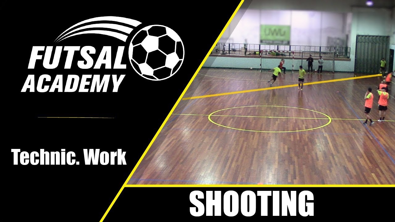 Futsal Shooting Challenge#2 - long and short line of finishing - YouTube