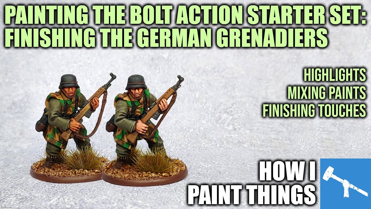 The Finishing Touches: Painting Your First WWII German Grenadiers [How ...