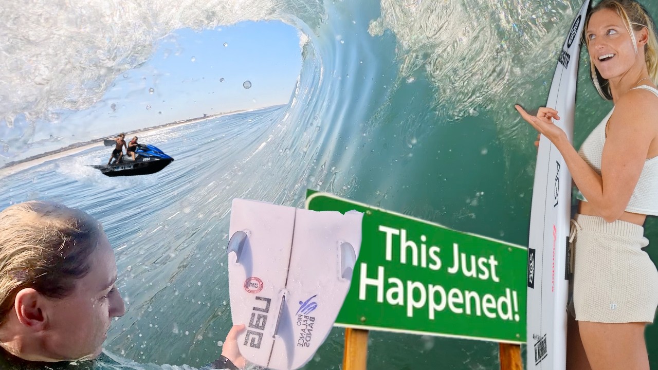 Snapped Board - Broken Jet Ski - Ultimate Surfing Fail - YouTube