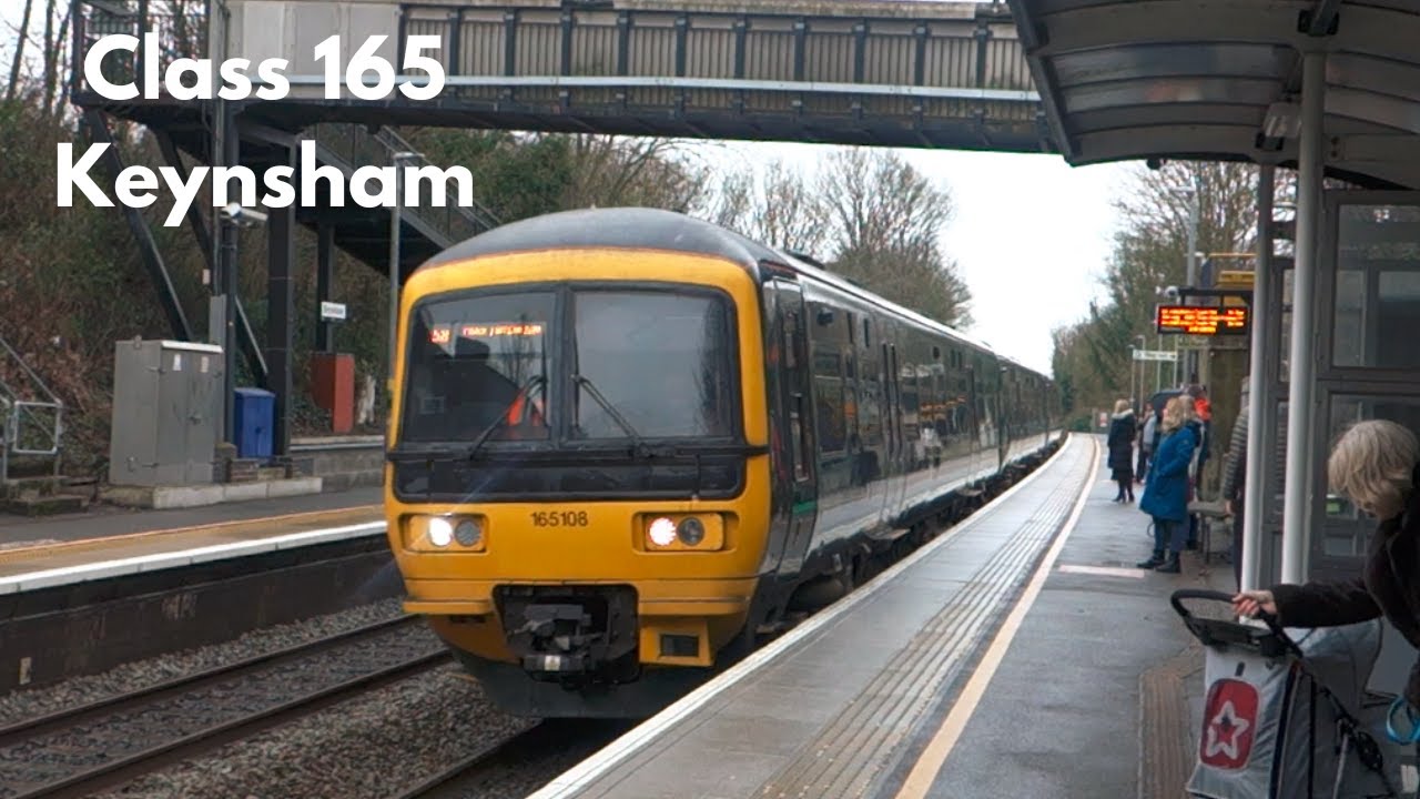 A Class 165 Arriving At Keynsham Station | 03/02/24 - YouTube