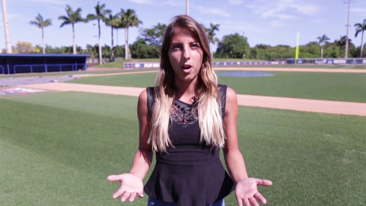 Claudia Faust Sideline Reporter Reel - YouTube