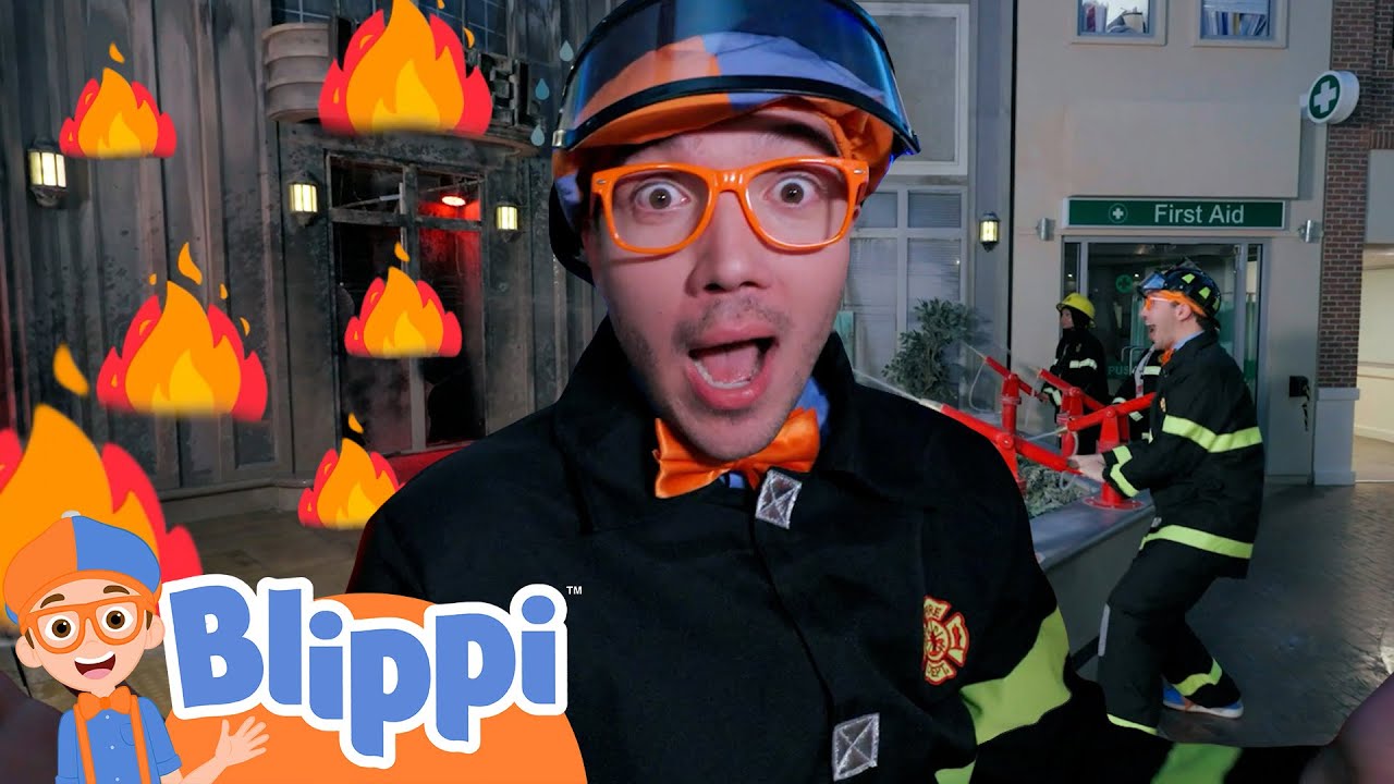 Blippi the Firefighter to the Rescue! | Blippi | Educational Kids ...