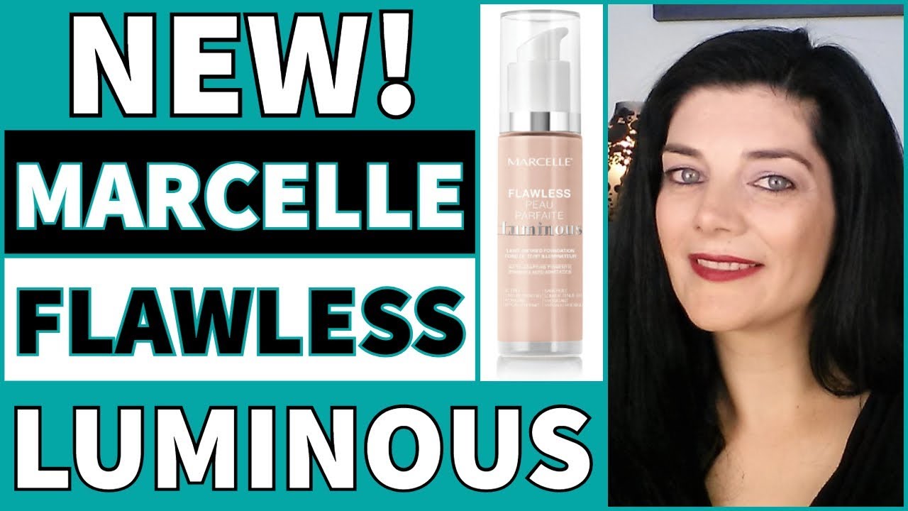 Marcelle Flawless Luminous Foundation | Dry Skin Over 40 - YouTube