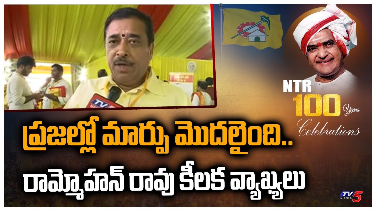 TDP Leader Rammohan Rao Serious Comments in Mahanadu ...