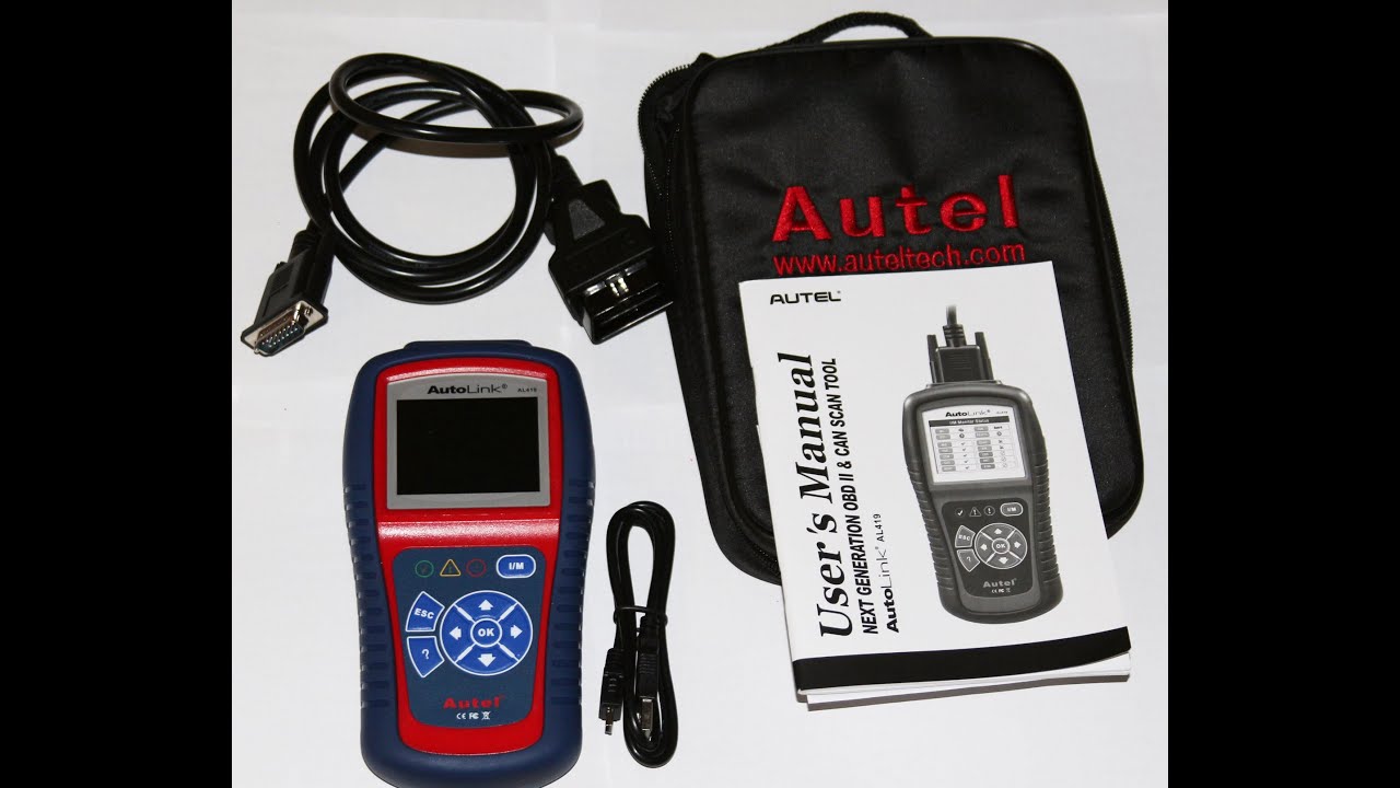Простой обзор портативного сканера Autel AL419 - YouTube