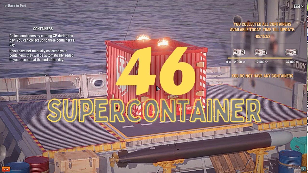 Supercontainer || World of Warships 7th anniversary - YouTube