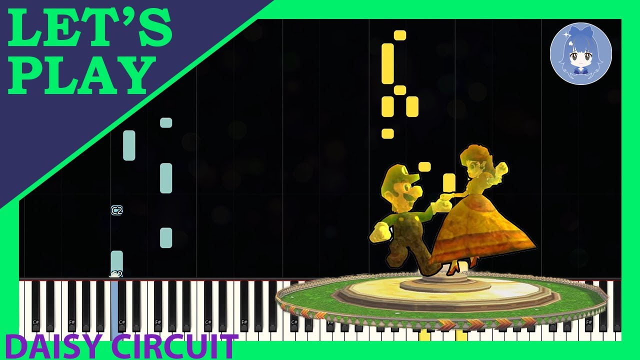 Daisy Circuit from Mario Kart Wii [Piano Tutorial] - YouTube