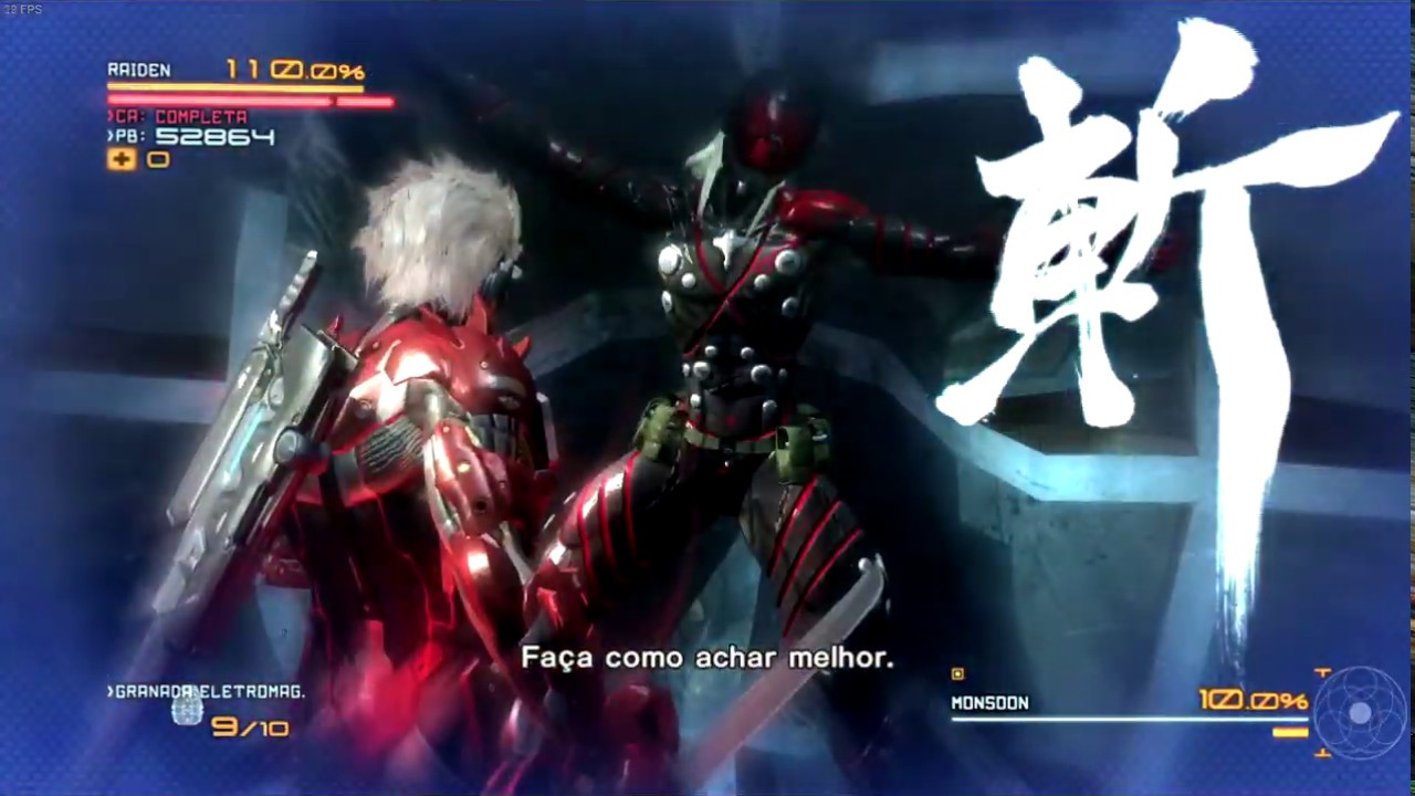 Metal Gear Rising - Raiden vs Monsoon - YouTube