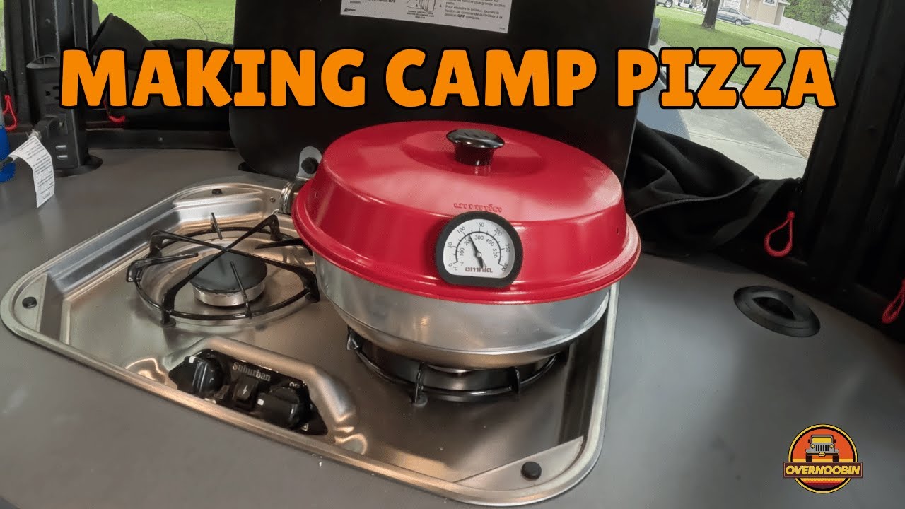 How to use the Omnia Stovetop Oven: Cooking a pizza cake in my ...