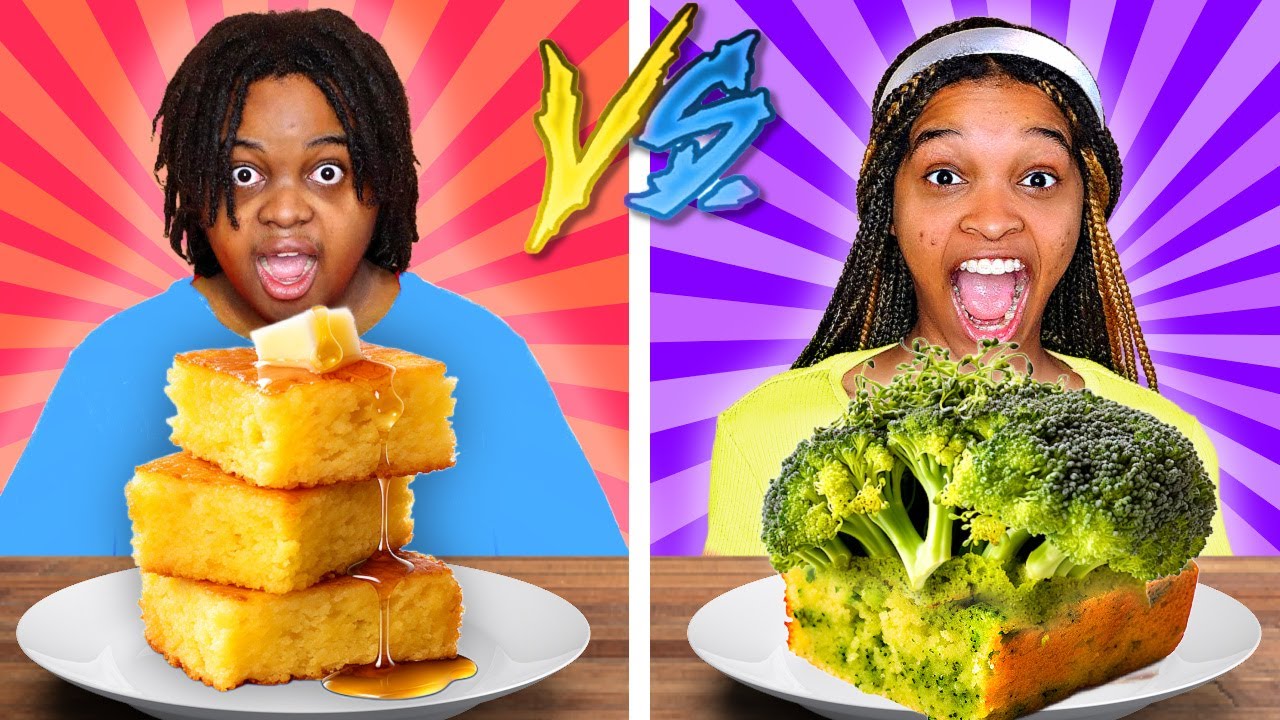 THANKSGIVING FOOD CHALLENGE part 4 | Cornbread Recipe - YouTube