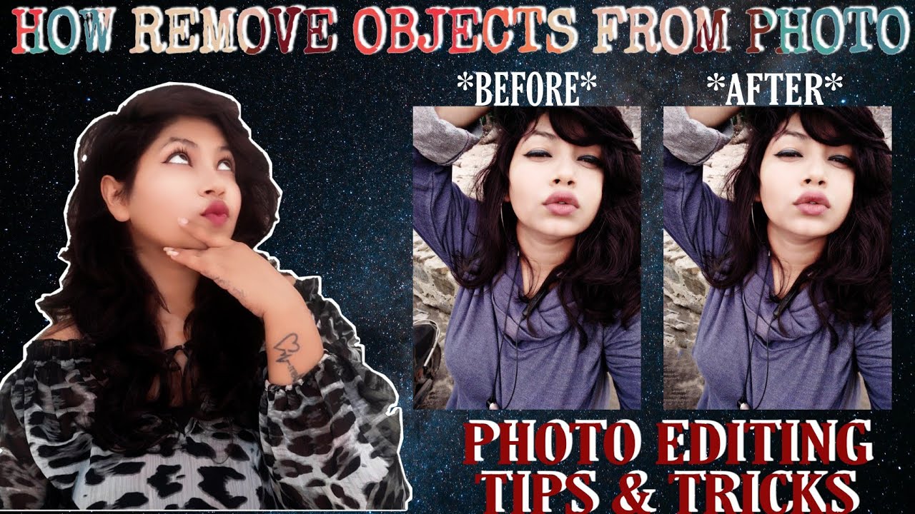 PHOTO EDITING TIPS | REMOVE PEOPLE FROM PHOTO | PHOTO EDITING HACK| HOW ...