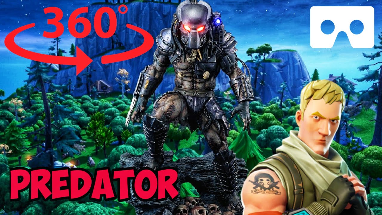The Predator Mythic Boss in 360° | Fortnite Predator has arrived - YouTube