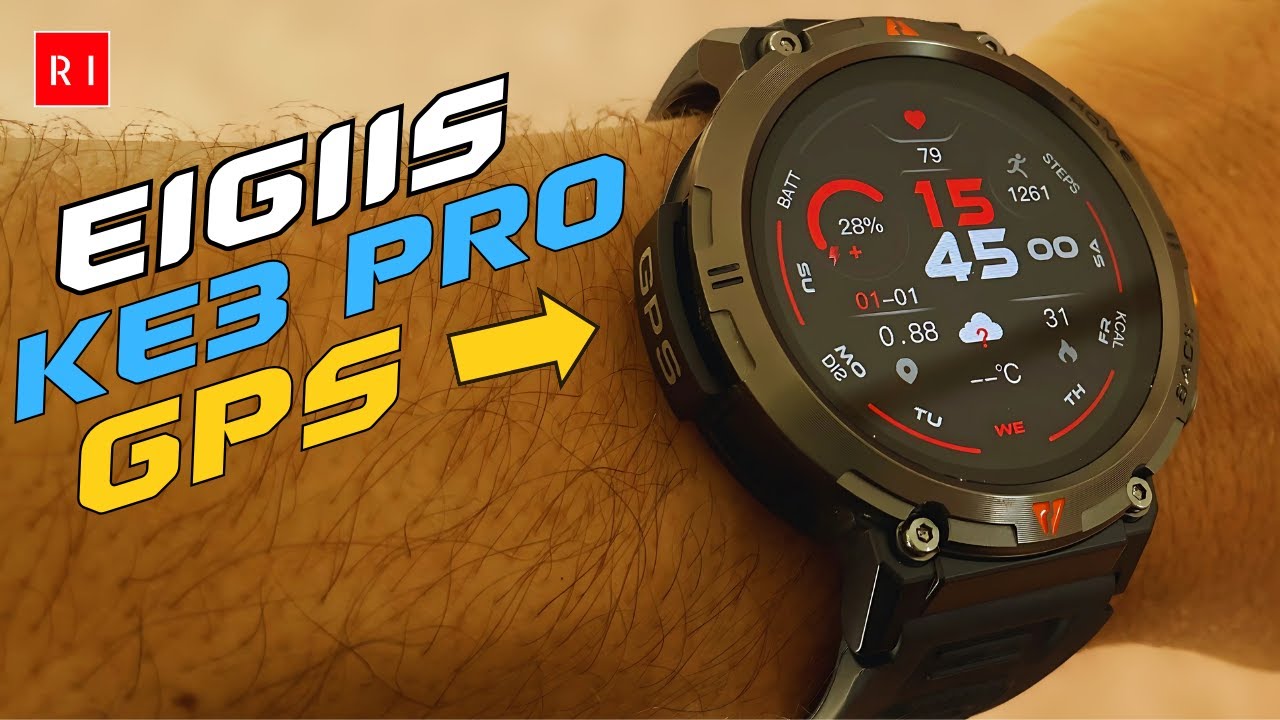 👉 EIGIIS KE3 Pro Review 🔥 ¿Vale la pena el nuevo smartwatch con GPS y ...