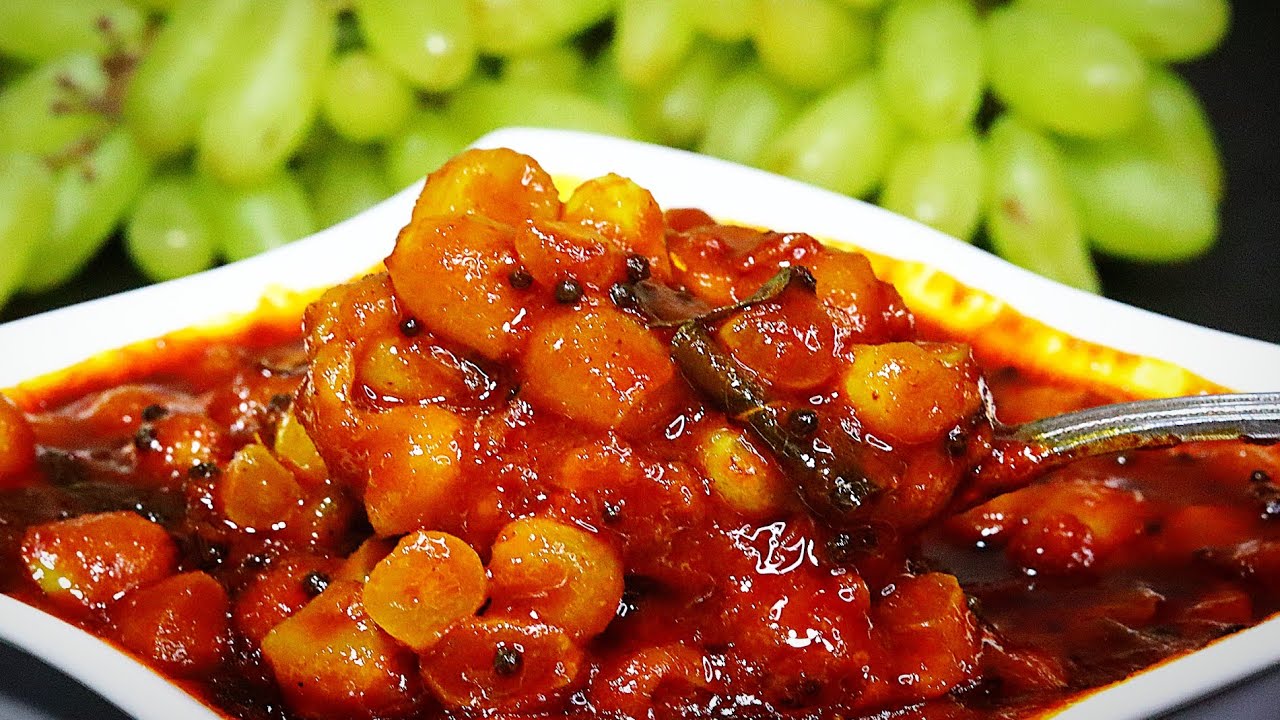 Green Grapes Pickle/Grapes Pickle /Pickle Recipe/Sinuoos Kitchen - YouTube