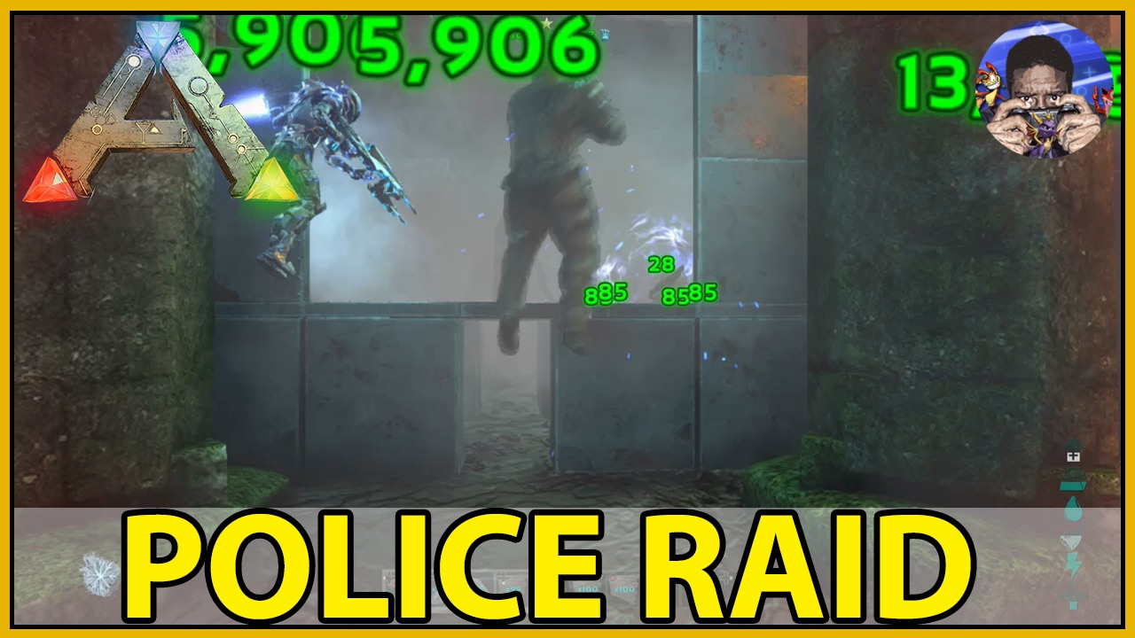 POLICE RAID (TEK TIER) - ARK: Survival Evolved - LOST ARK - [S4:E5 ...