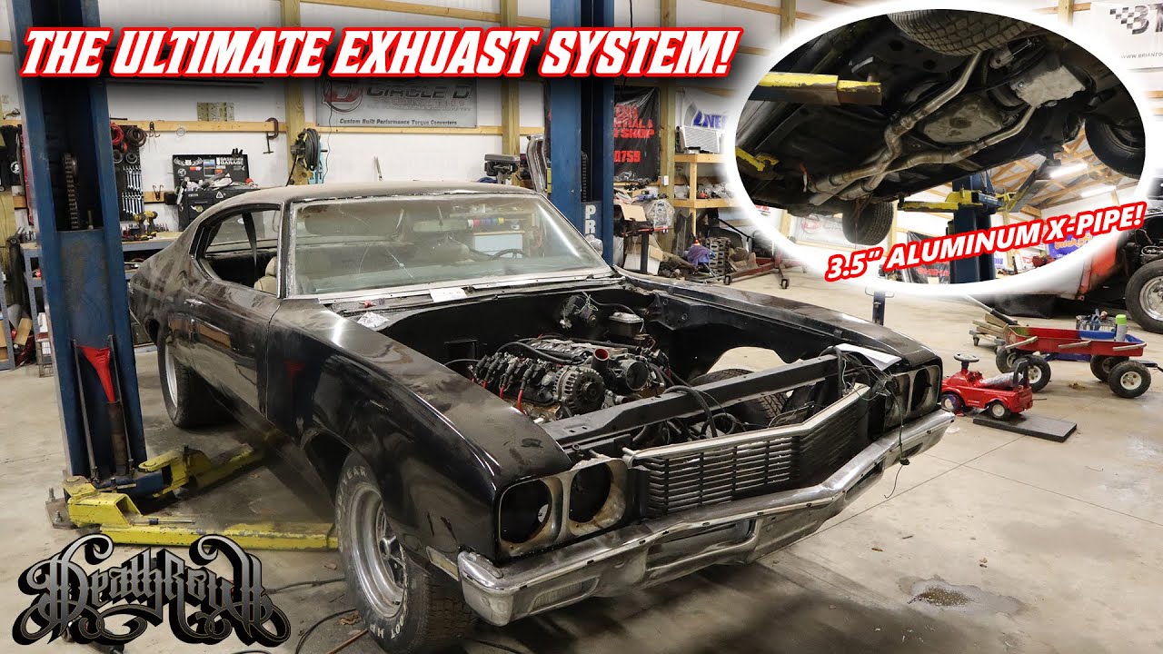 The Death Row Skylark gets a CUSTOM 3.5" Aluminum X-Pipe Exhaust System ...