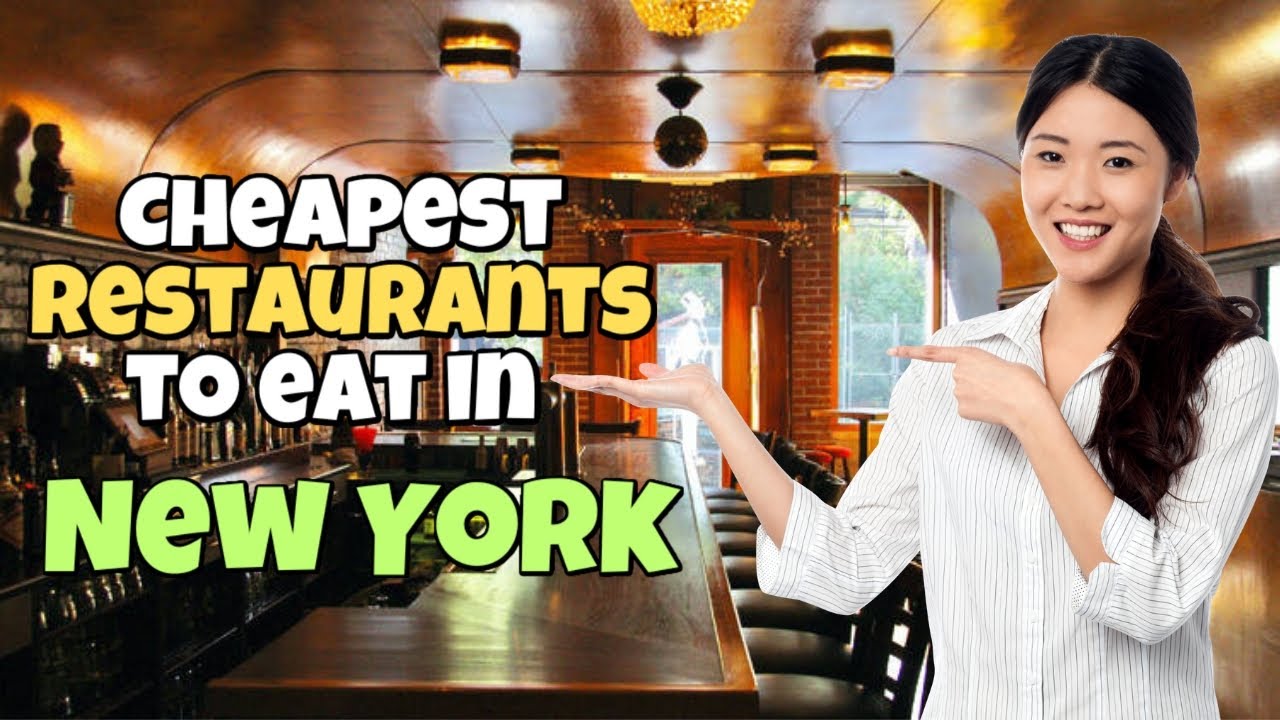 Cheapest restaurants to eat in New York - YouTube