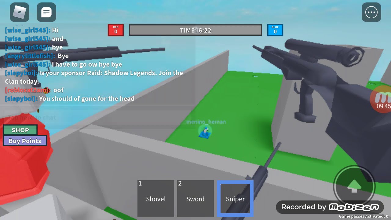 Roblox flag wars (my first video) - YouTube